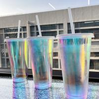 China 24oz PP Plastic Hologram Coffee Cup Support Customization for sale