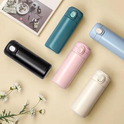 China Food Grade PP Filter Stainless Steel Bouncing Lid Thermos Vacuum Cup for sale