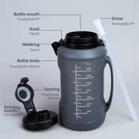 China BPA Free 2000ml Sport Gym Travel Silicone Folding Cup Customizable Colors for sale