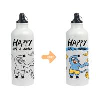 China 500ml Color Change Aluminum Water Bottles With Logo For Kids for sale