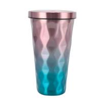 China Screw On 304 Coffee Vacuum Insulated Cups 400ml Leak Proof for sale