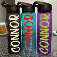 China 24oz Personalised Custom Sports Water Bottles With Logo OEM ODM for sale