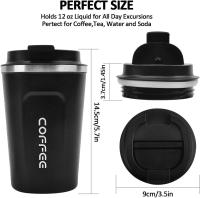 China Customized Reusable Double Walled Insulated Mug Coffee Cups 510ml 380ml for sale