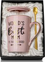 China Thermo Stainless Steel 15oz Ceramic Coffee Mug for sale