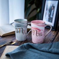 China Wedding Gifts Mr And Mrs Ceramic Cups for sale
