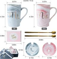 China Wedding Gifts Mr And Mrs Ceramic Cups for sale