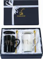 China 2 Pack 14Oz Personalised Mr And Mrs Mugs Set Dishwasher Safe for sale