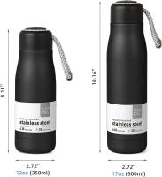 China 12Oz 17Oz Vacuum Insulated Cups Custom Thermal Cups Dishwasher Safe for sale