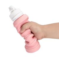 China Food Grade PP Silicone Water Bottle Foldable 350ml 550ml 750ml for sale