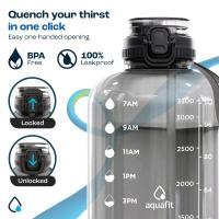 China Gym Time Marked Water Bottle 40oz 68oz 128oz Direct Drinking for sale