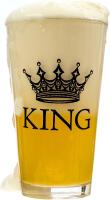 China OEM Letter Print Wine Glass Gift Set Novelty Drinking Glassware for sale