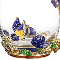 China Birthday Gifts Tea Party Cups And Saucers Set With Spoon for sale