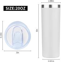 China HASLE OUTFITTERS Double Wall Stainless Steel Slim Insulated Tumbler 20 Oz for sale