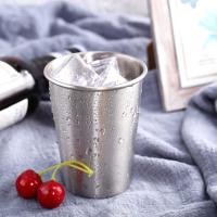 China 16 Pack Cylindrical Custom Stainless Steel Cups Shatterproof for sale