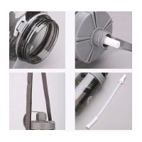China 2L Large Capacity Plastic Water Bottle Straw Bottle ‎Glossy Finish for sale
