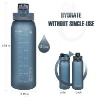 China Opard 30oz Tritan Reusable Plastic Sports Water Bottle With Leak Proof Flip Top Lid BPA Free for sale