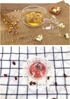 China OEM ODM Double Walled Glass Cups / Mugs With Infuser Basket for sale