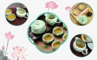 China Mini Porcelain Chinese Tea Cup Set for sale