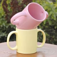 China Dual Handle Coffee Mug Set Of 2 For Secure Hold 11.83 Fl. Oz. for sale