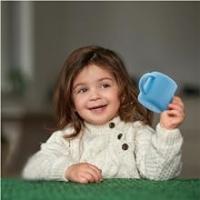 China 2 ears Silicone Training Cups for Baby and Kids, Toddler Learning Cups with Handles, BPA Free, Microwave and Dishwasher for sale