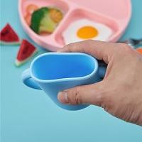 China Chip Resistant Silicone Toddler Cups  8oz Training Open Cups For Toddlers 1-3 for sale