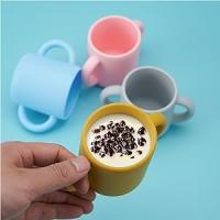 China Chip Resistant Silicone Toddler Cups  8oz Training Open Cups For Toddlers 1-3 for sale
