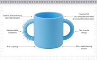 China Chip Resistant Silicone Toddler Cups  8oz Training Open Cups For Toddlers 1-3 for sale