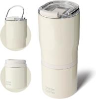 China 2 In 1 Stainless Steel Tumblers With Handle For Home And Office for sale
