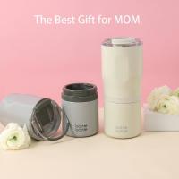 China 2 In 1 Stainless Steel Tumblers With Handle For Home And Office for sale