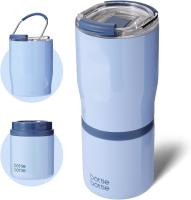 China Microwave And Dishwasher Safe 2 In 1 Stainless Steel Double Wall Tumbler 13.5 Ounces for sale