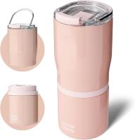 China 2 In 1 Stainless Steel Tumblers With Handle For Home And Office for sale