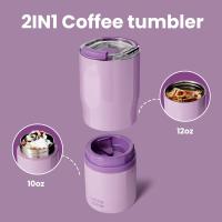 China 2 In 1 Stainless Steel Tumblers With Handle For Home And Office for sale
