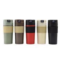 China 400ml Smart Touch Display LED Vacuum Stainless Steel Termo Digital Tumbler for sale