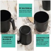 China Plastic Cups With Handles 15oz Reusable Water Cup For Camping for sale