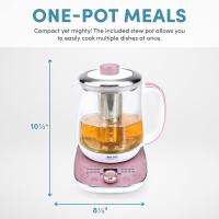 China 1.7L Glass Electric Kettle With Tea Infuser Quick Heating Filtered Spout for sale