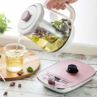 China 1.7L Glass Electric Kettle With Tea Infuser Quick Heating Filtered Spout for sale