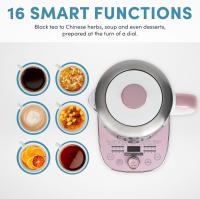 China 1.7L Glass Electric Kettle With Tea Infuser Quick Heating Filtered Spout for sale