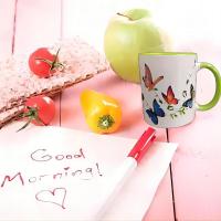 China Ceramic Color Changing Mug Birthday Gifts for Men Women Heat Changing Coffee Mug Cup with Heart 16 oz for sale