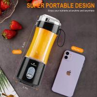China Braising Cups USB Rechargeable Mini Blender with Six Blades Perfect for Baby Food Travel and Gym for sale