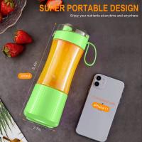 China Braising Cups USB Rechargeable Mini Blender with Six Blades Perfect for Baby Food Travel and Gym for sale