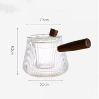 China Clear Glass Teapot with Removable Filter Spout for Loose Leaf and Blooming Tea 30.4oz for sale