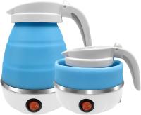 China Travel Portable Foldable Electric Kettle, 0.6L Small Collapsible Hot Water Boiler For Coffee Tea for sale