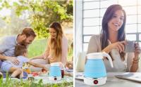 China Travel Foldable Electric Kettle, Collapsible Portable Kettle for Fast Water Boiling Tea Coffee, with 1 Collapsible for sale