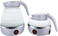 China Travel Foldable Electric Kettle 600ml Collapsible Water Boiler for Coffee Tea Fast Boiling for sale