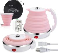 China Folding Portable Travel Collapsible Electric Kettle for Coffee Tea Fast Boiling 600ml for sale
