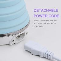 China Portable Electric Kettle Foldable Water Boiler For Coffee Tea Fast Boiling Pot 600ml for sale
