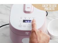 China Mini Rice Cooker 2-Cups Uncooked, 1.2L Small Rice Cooker with Non-stick Pot, Mini Rice Maker with One Touch & Keep Warm for sale