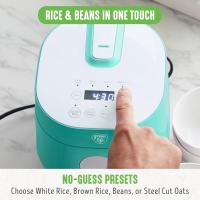 China GreenLife PFAS-Free, 4-Cup Rice Oats and Rains Cooker, Healthy Ceramic Nonstick, Easy to Use Automatic Presets, Dishwas for sale