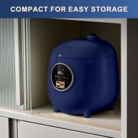 China Compact and Portable Mini Rice Cooker with Comfortable Handle and Removable Power Cord for sale