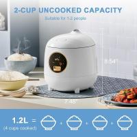 China Compact and Portable Mini Rice Cooker with Comfortable Handle and Removable Power Cord for sale